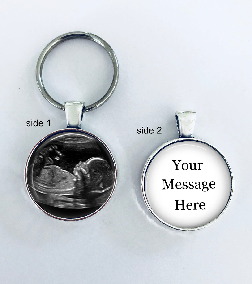 Custom Photo Custom Text key chain – Now That's Personal!