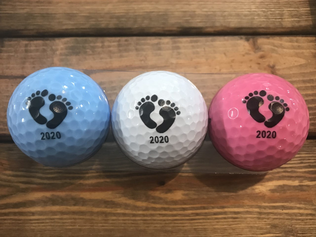 Baby Feet golf balls - Baby announcement – Now That's Personal!
